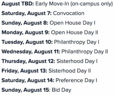 The Complete Guide To Informal Sorority Recruitment - College Girl Smarts